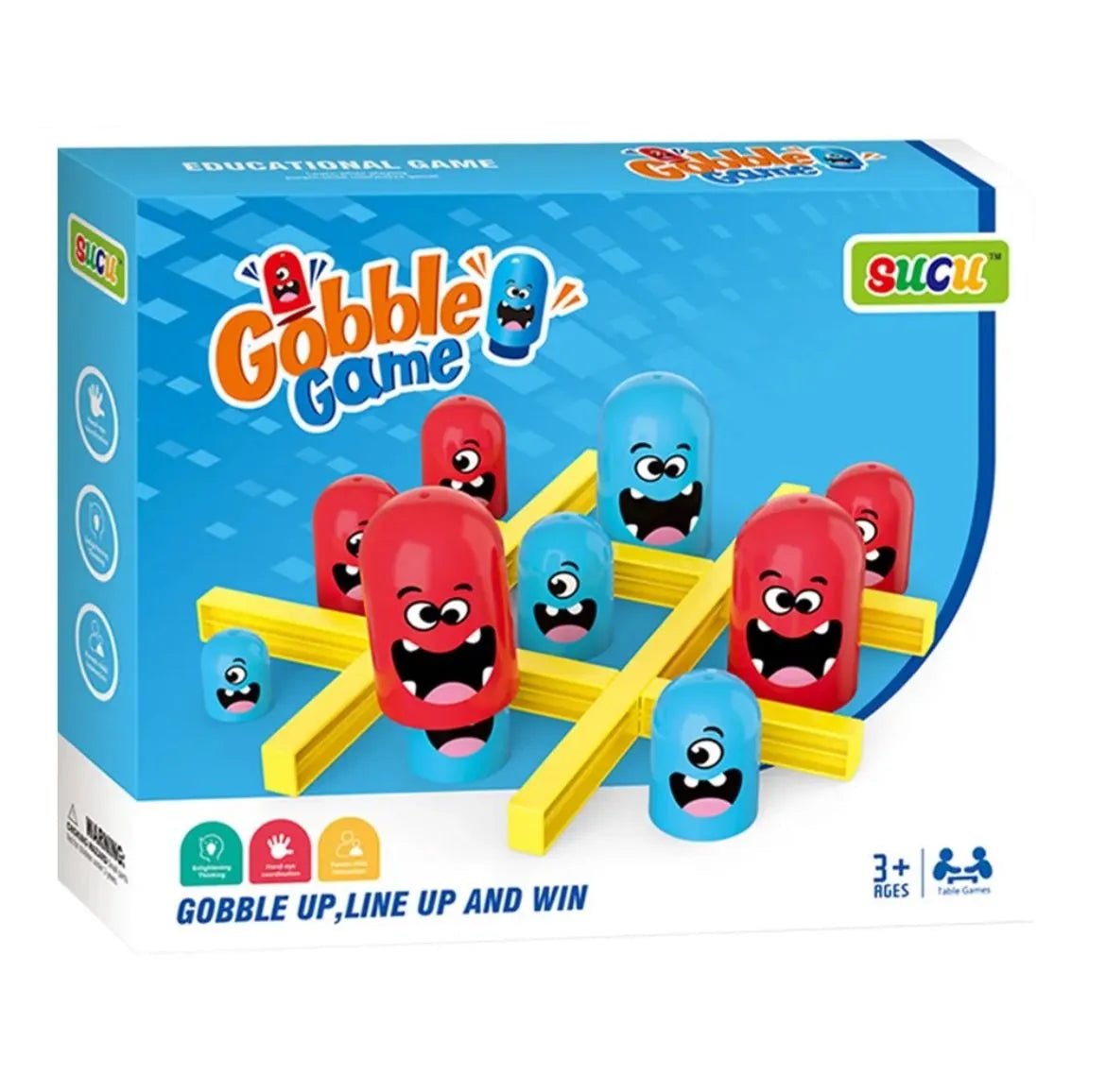 Gobble game X/O – pilcky